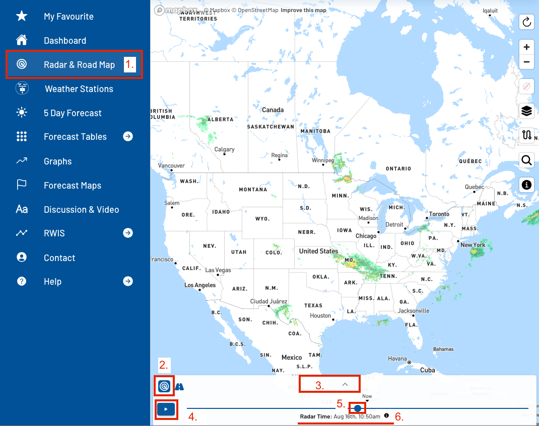 App Feature: Radar - Weatherlogics