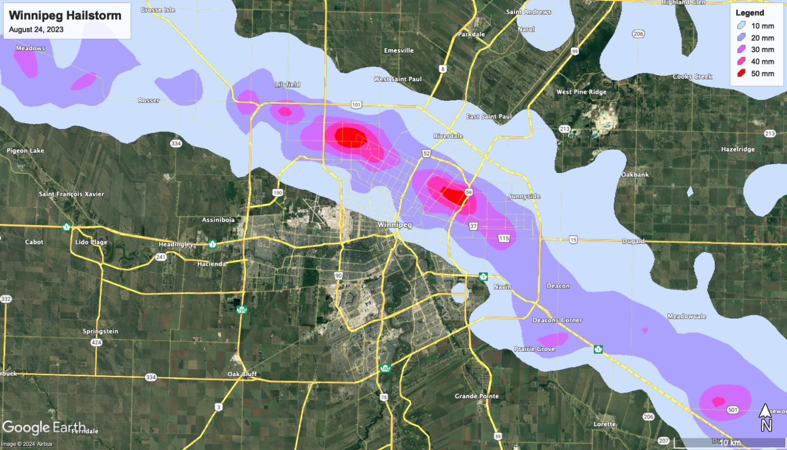 Record Start to the Hail Season in Canada - Weatherlogics